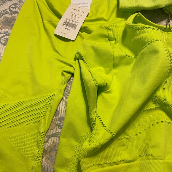 Fabletics | Other | Fabeltics 23 Piece Sets Blue And 1 Lime Green ...